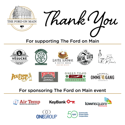 Ford on Main Supports and Sponsors | Springbrook