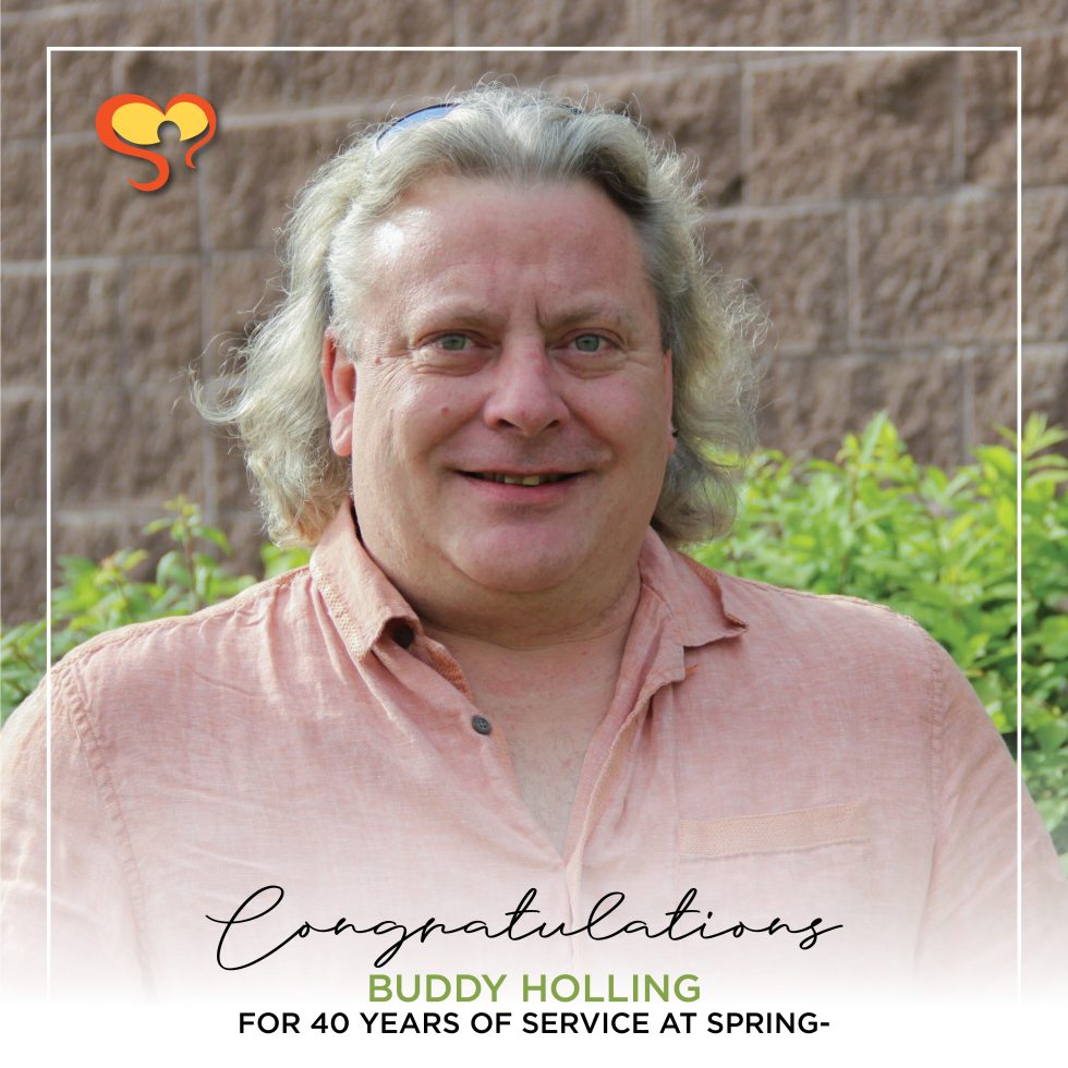 Buddy Holling 40-Year Milestone | Springbrook