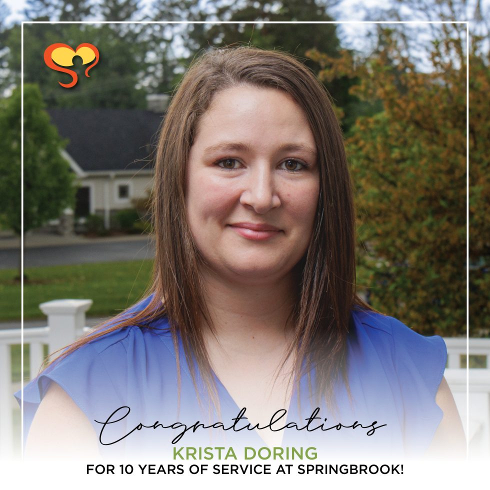 Krista Doring – 10 Year Milestone | Springbrook